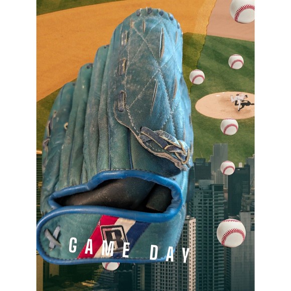 Regent | Other | Vintage Regent Baseball Glove Blue Cowhide Expansive ...